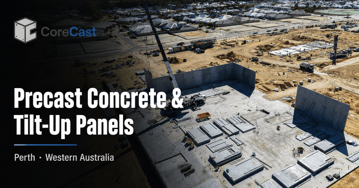 Precast Concrete & Tilt-Up Panels Perth | CoreCast